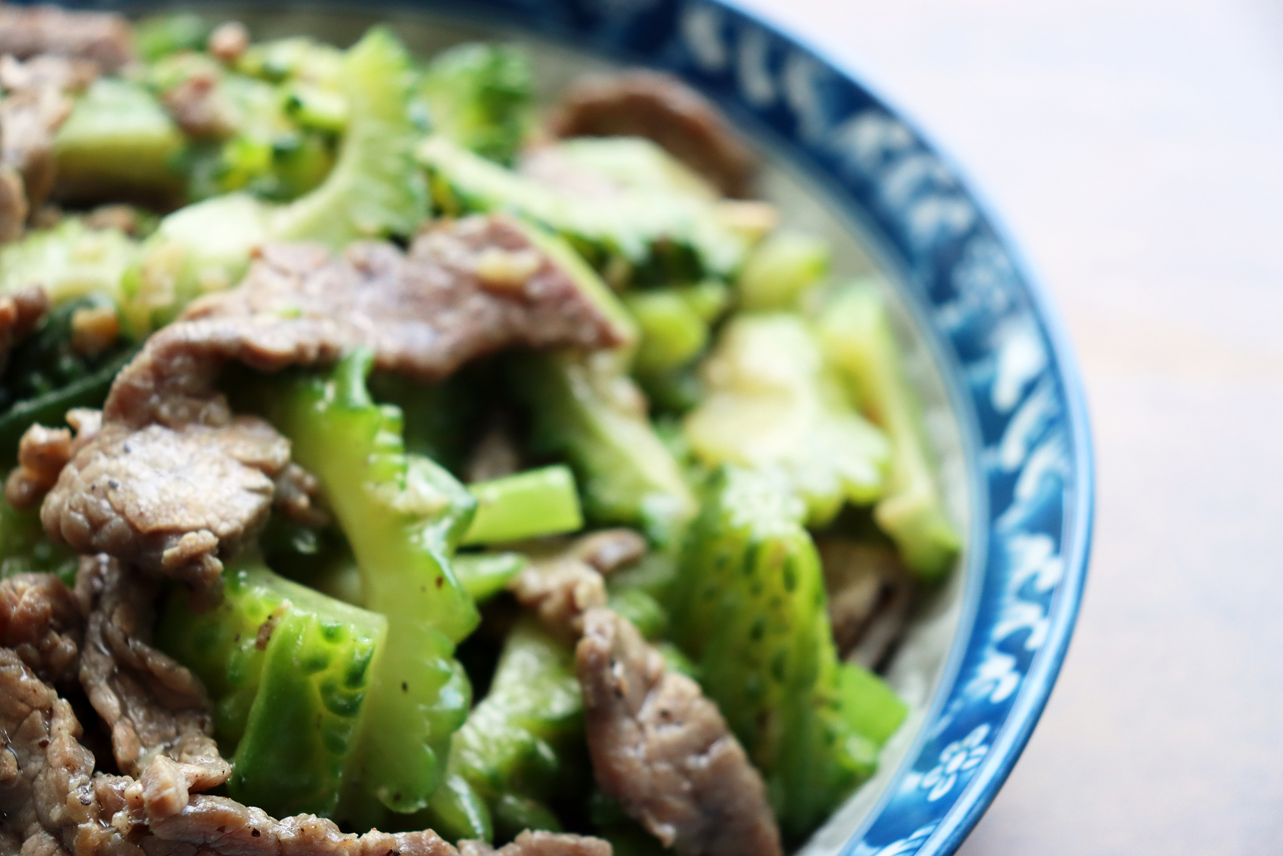 Beef with Bitter Melon Stir Fry (Khổ Qua Xào Thịt Bò) - Vietnamese Food ...
