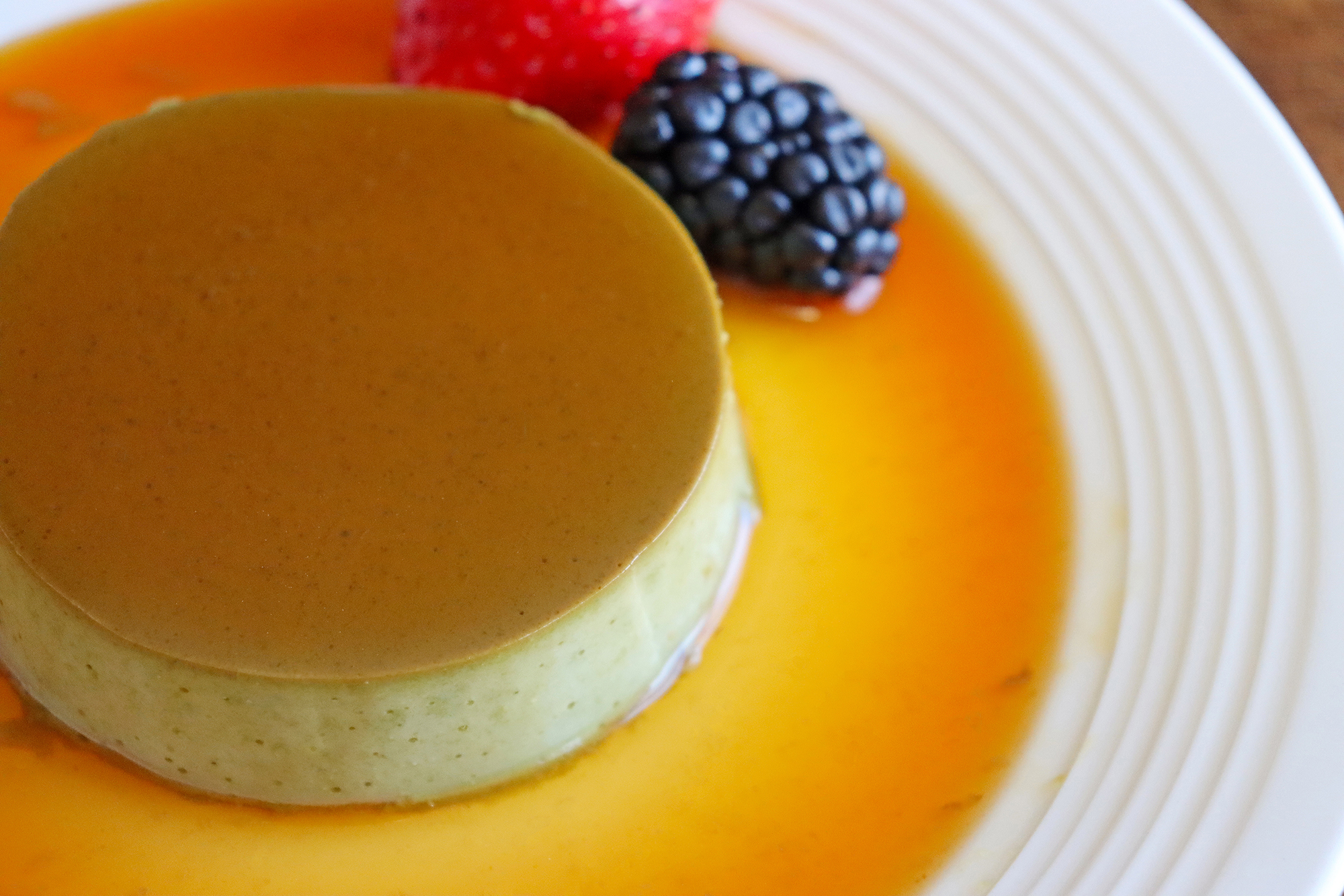 Vietnamese Green Tea Crème Caramel (Matcha Flan) - Vietnamese Food Recipes