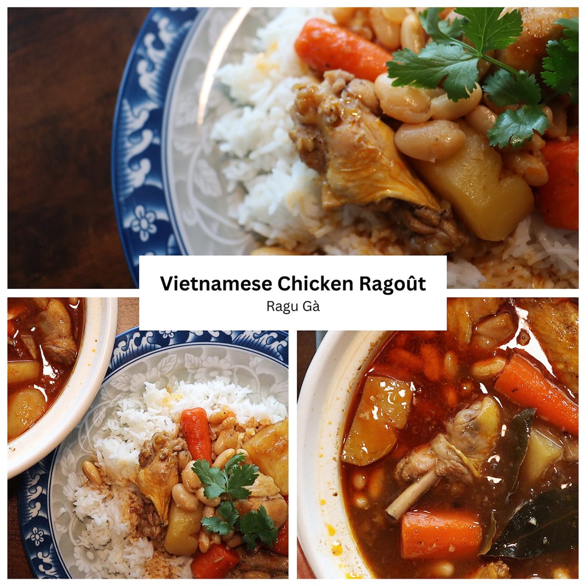 Vietnamese Chicken Ragoût (Ragu Gà) - Vietnamese Food Recipes