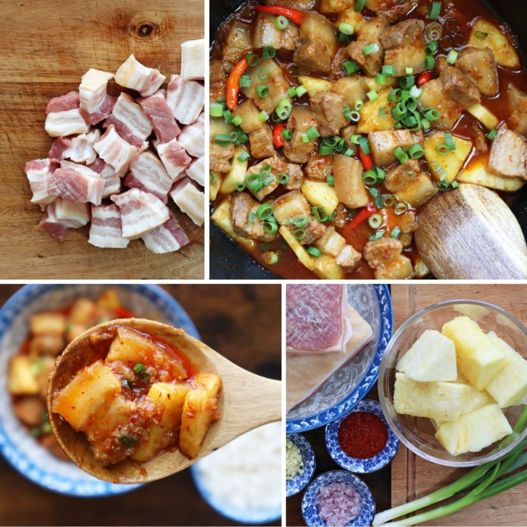 Braised Pork Belly with Pineapple (Thịt Ba Chỉ Kho Thơm) - Vietnamese ...